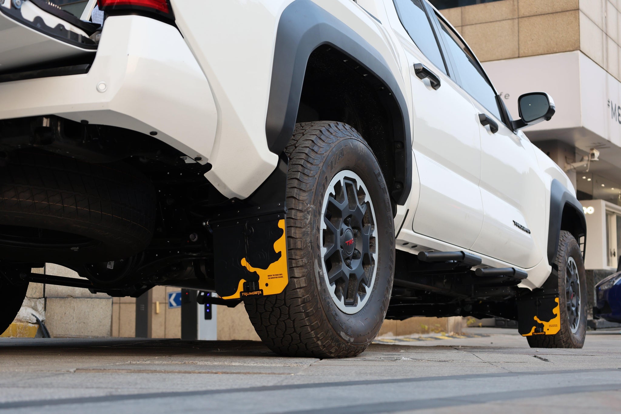 TRUMGETA 2024 Tacoma Mud Flaps: Trail-Tested Design & Topographic Art ...