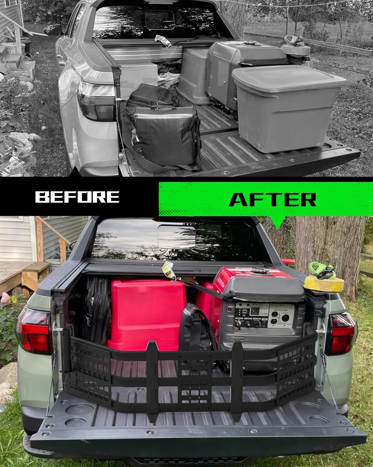 Upgraded Truck Bed Extender Fit for Ford Ranger Tailgate Extender